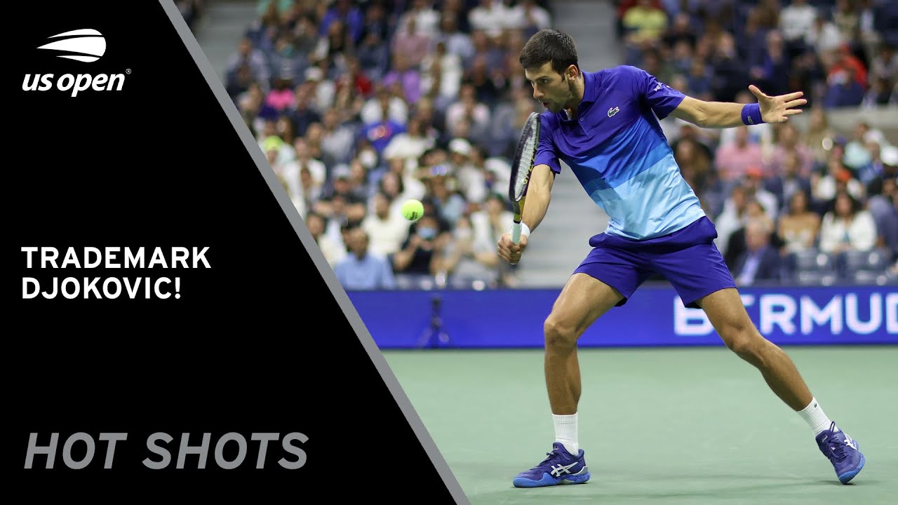 Novak Djokovic's Drop Shot, Lob Combo! | 2021 US Open - YouTube