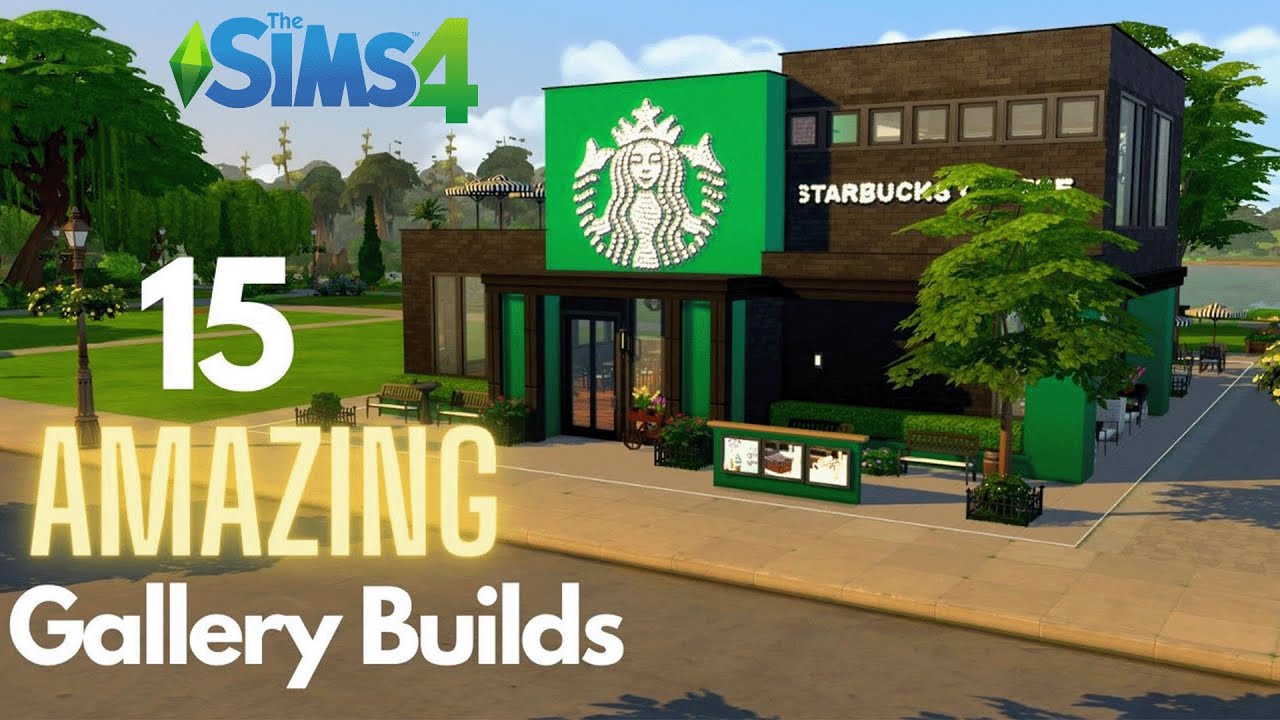 15 AMAZING Gallery builds // All base game // NO CC // Sims 4 - YouTube