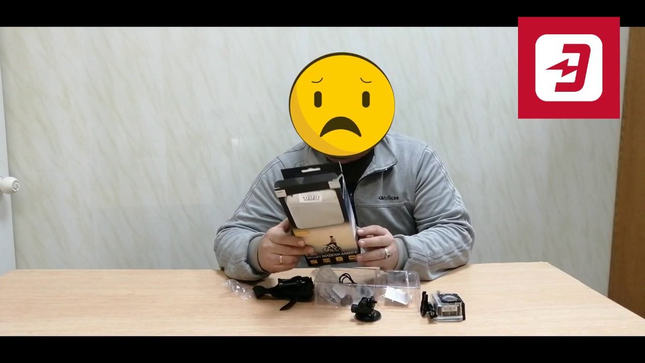 обзор экшн камеры aceline S-60 - YouTube
