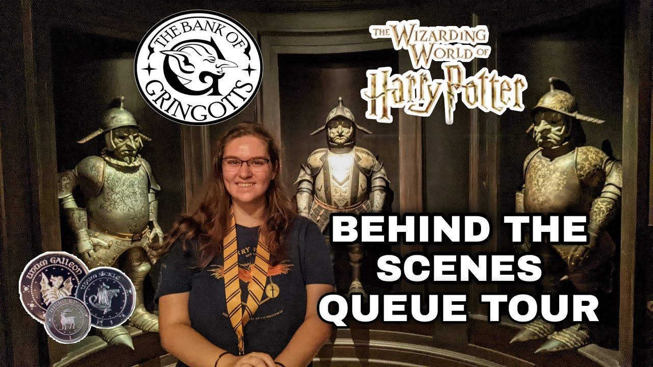 Behind the Scenes Bank Tour of ESCAPE FROM GRINGOTTS | The Wizarding ...