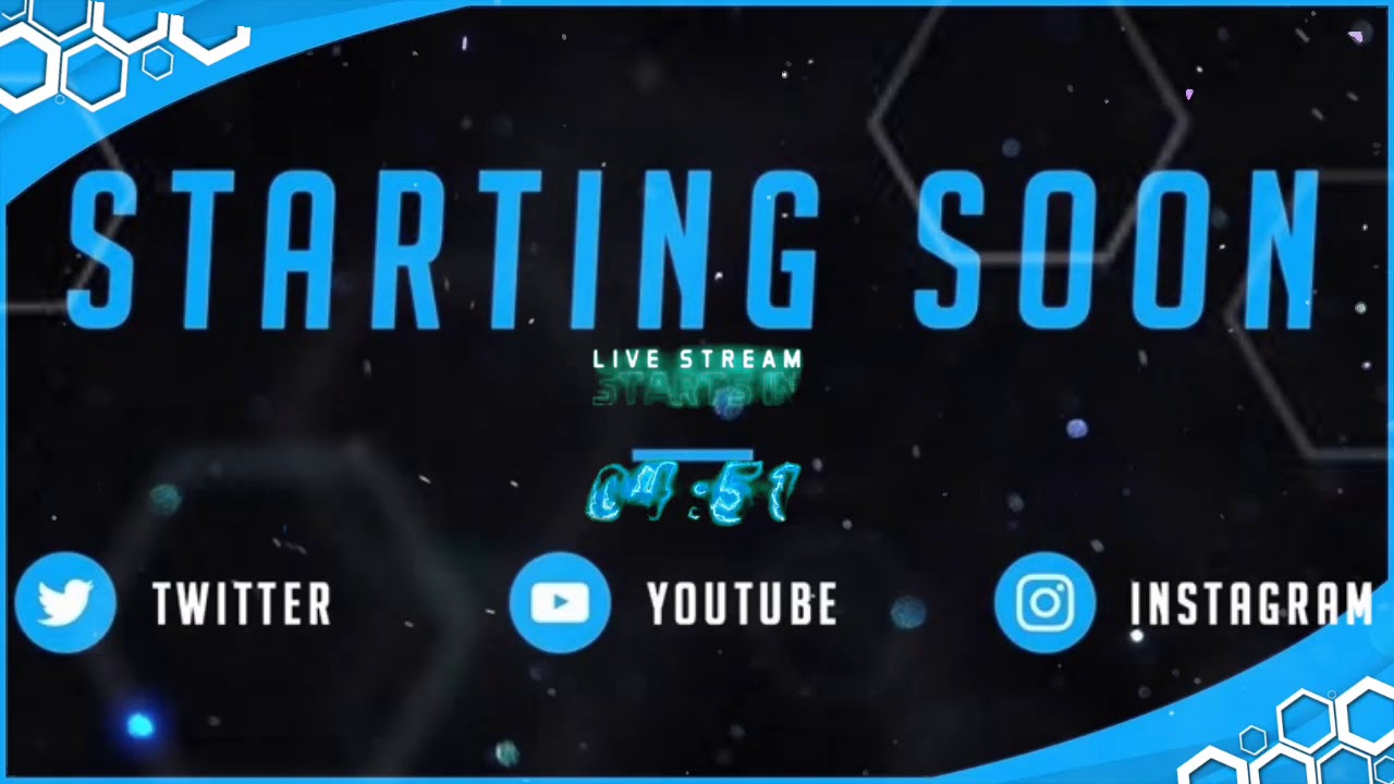 Free 🔥 5 minute starting soon live stream intro for gaming - YouTube
