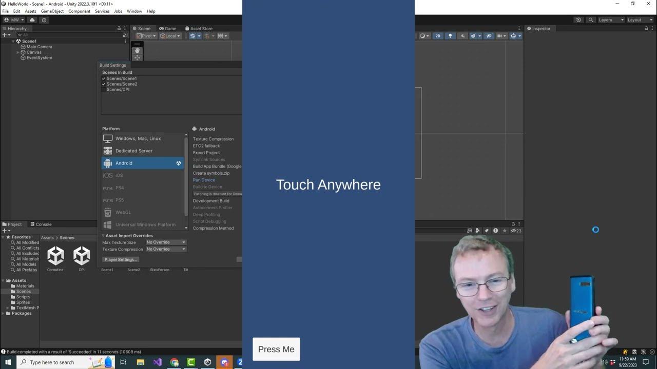 Unity Android Dev - Deploy to Phone over USB - YouTube