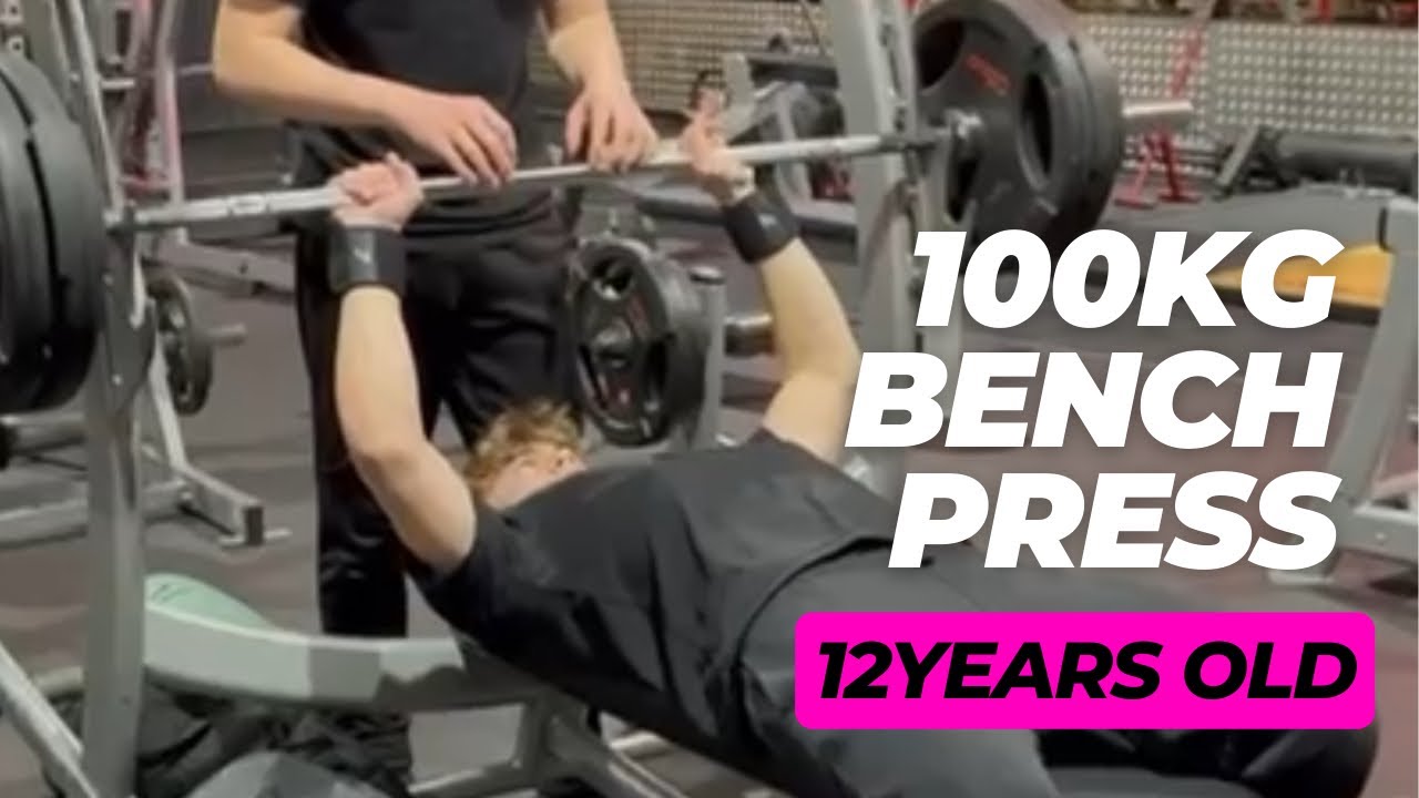 100kg Bench Press At 12 Years Old YouTube 100kg-bench-press-at-12-years-old-youtube