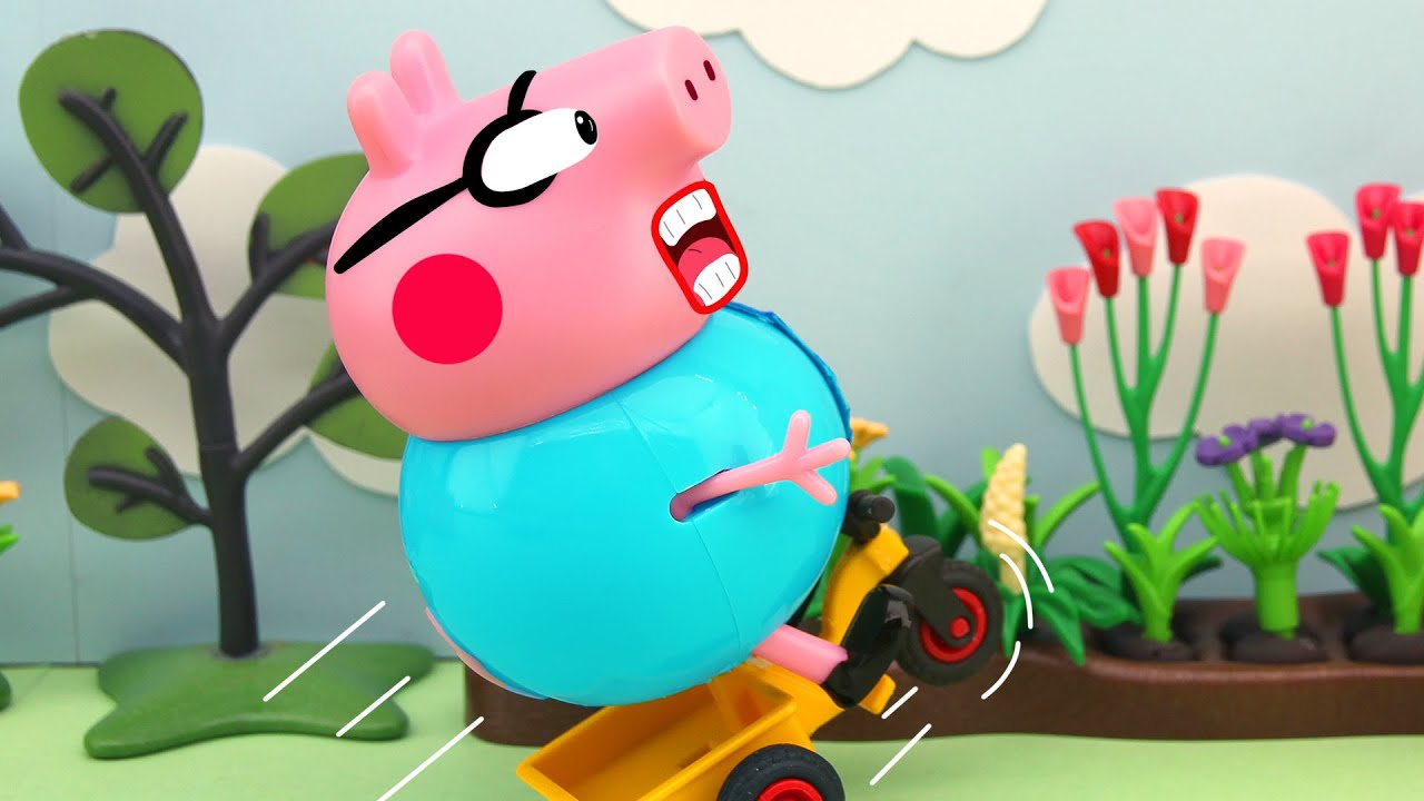 Daddy Pig's Funs, Peppa Pig Animation, 4K - YouTube