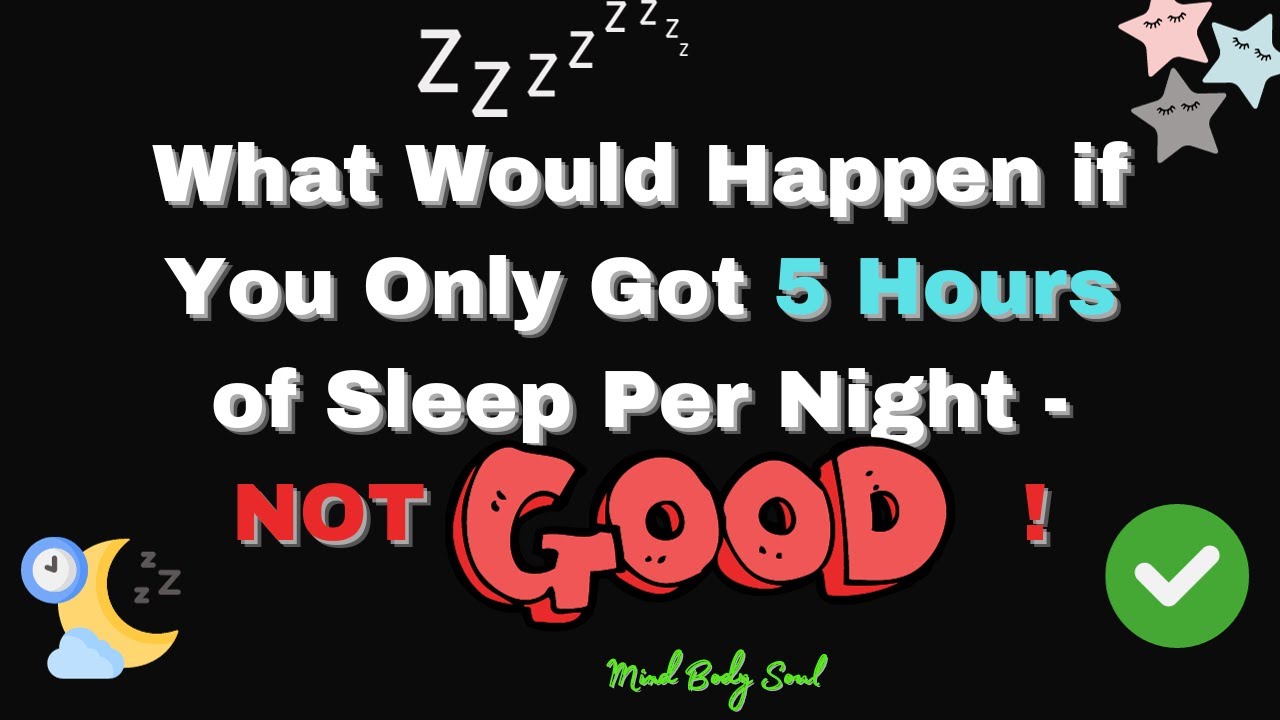 5 Hours of Sleep: Sleep Deprivation Consequences - YouTube