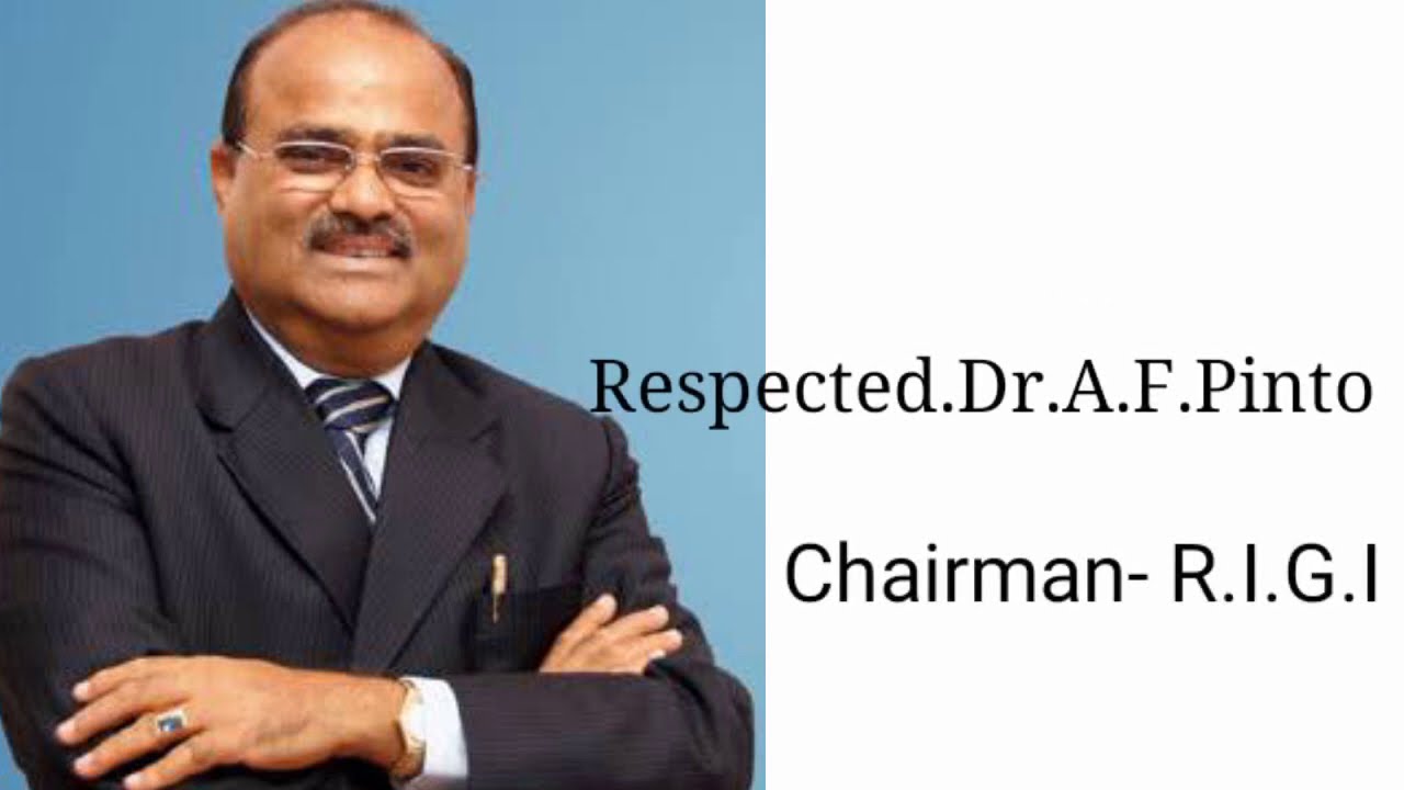 "Founders Day" Respected Chairman Sir Dr.A.F.Pinto - YouTube