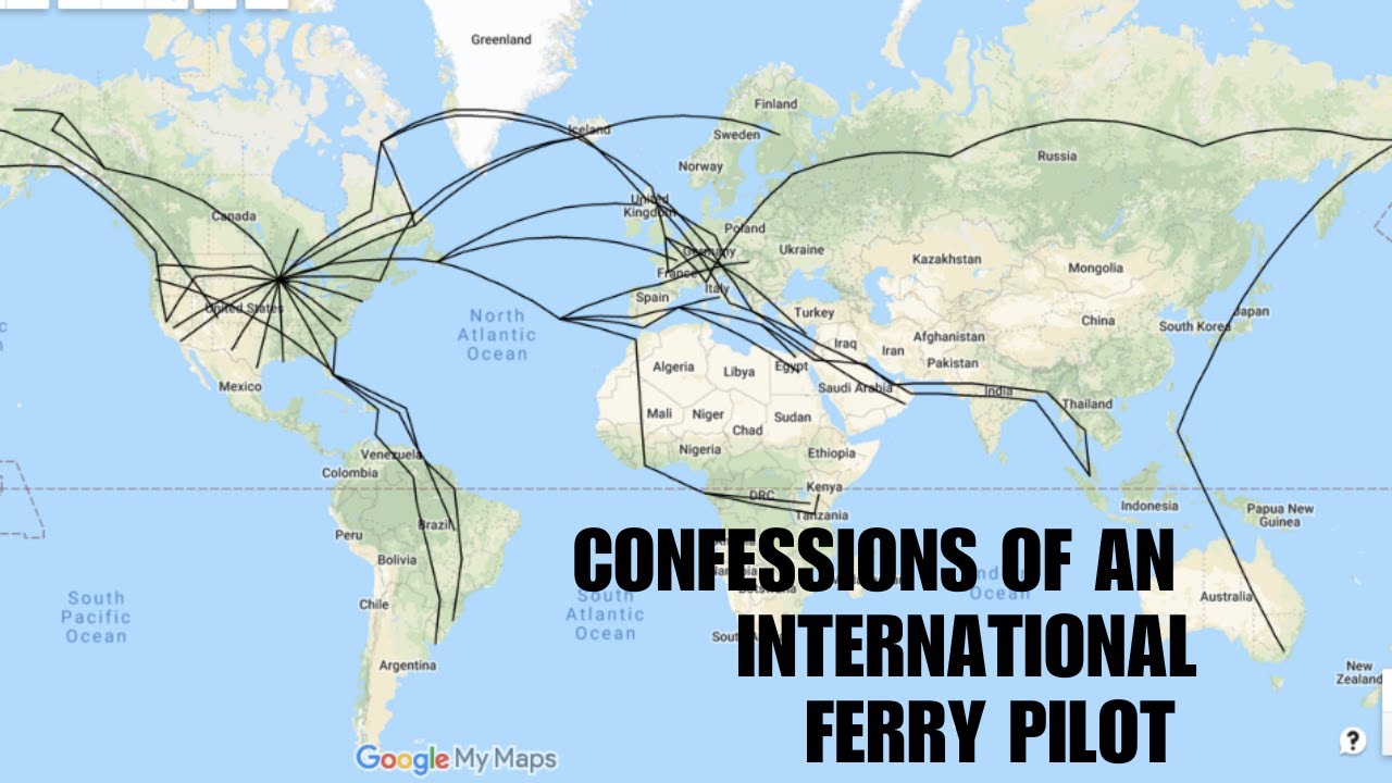 Confessions of an International Ferry Pilot in the 1980's. - YouTube
