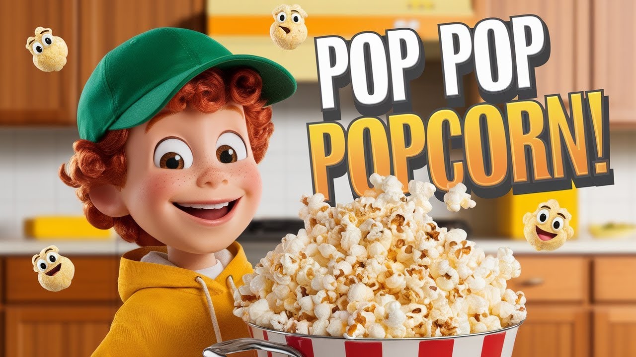🎶Pop, Pop, Popcorn! | Toddler Songs About Popcorns 🍿How A Bowl Of ...