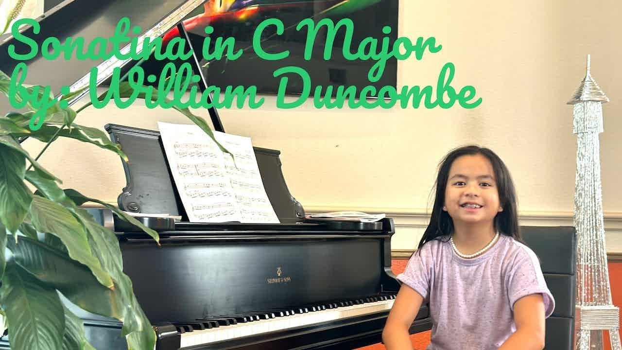 Sonatina in C Major by William Duncombe - YouTube