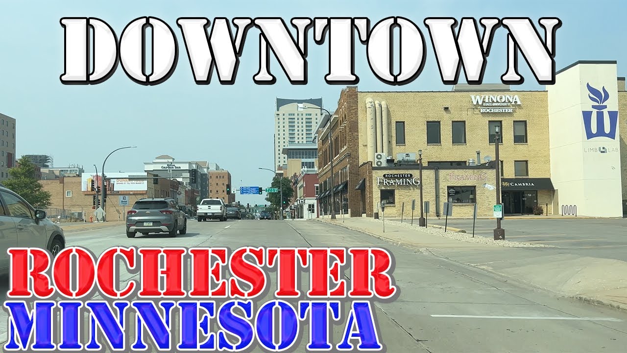 Rochester - Minnesota - 4K Downtown Drive - YouTube