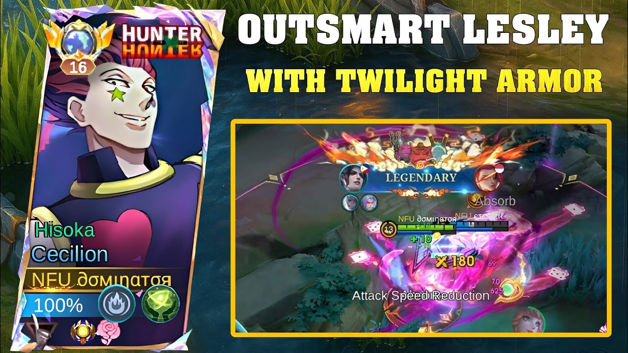 Cecilion Outsmarts Lesley Using Twilight Armor!, Cecilion Gameplay ...