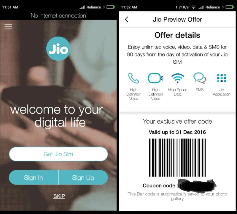 How to generate Jio bar code for any 2G/3G/4G phones | Real Method ...