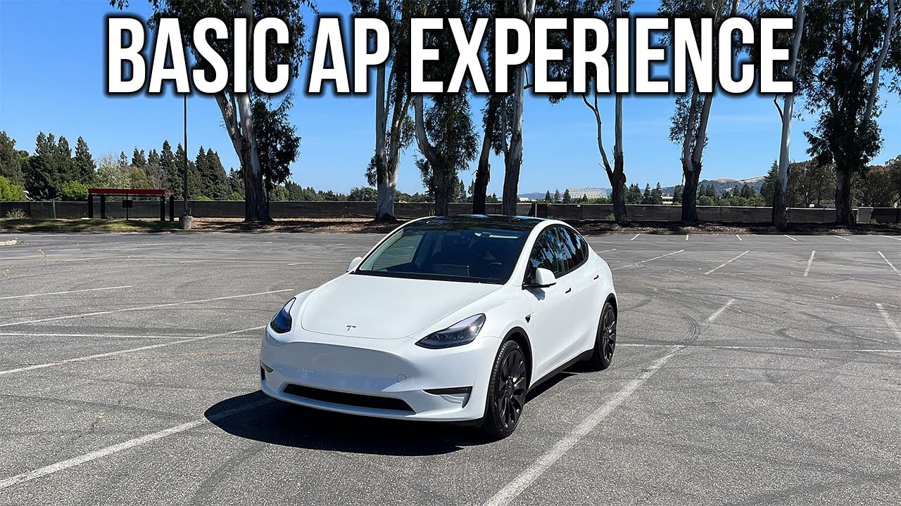 First Basic Autopilot Experience In My Performance Tesla Model Y - YouTube