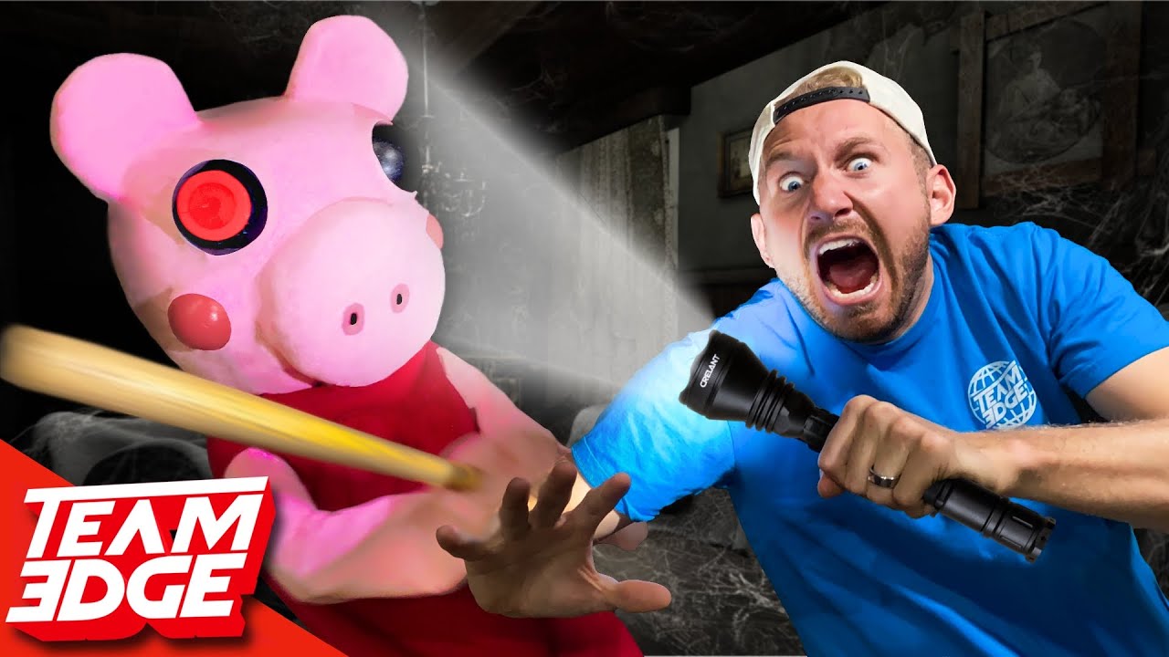 PIGGY Hide and Seek In REAL Life!! - YouTube