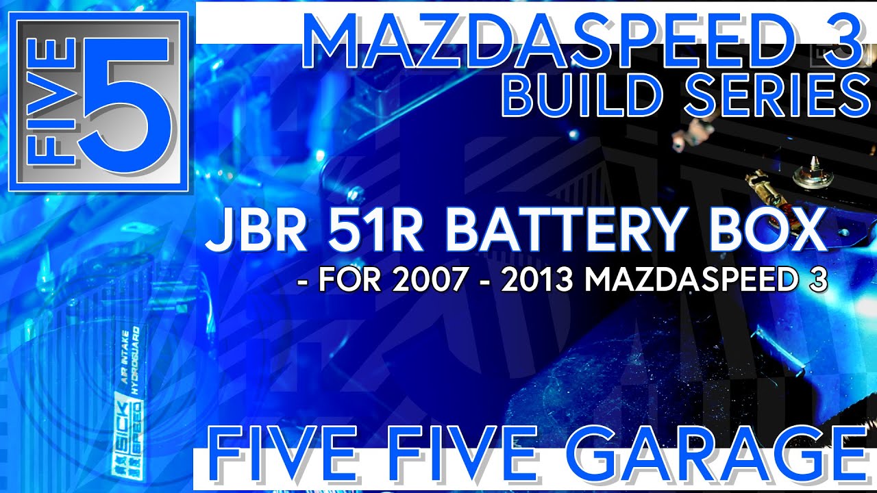 JBR 51R Battery Box for the Mazdaspeed 3 - YouTube