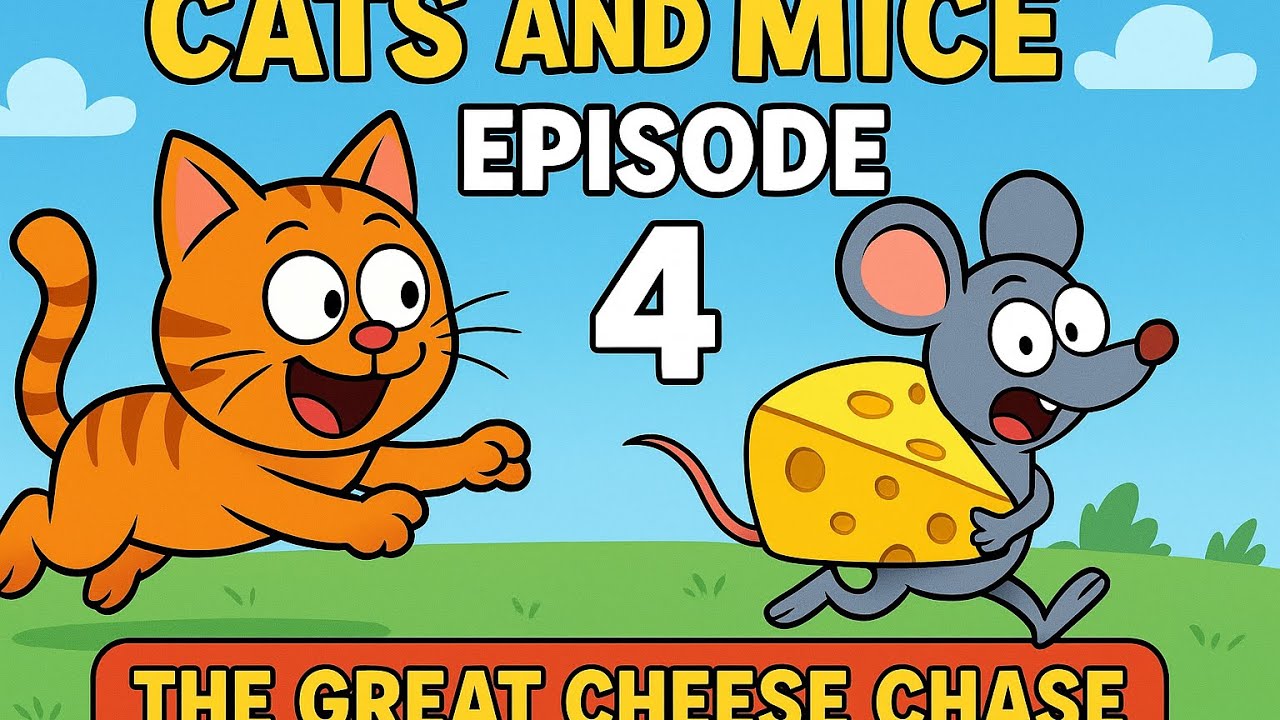 🐱 Cats and Mice Episode 4 | The Great Cheese Chase! | Funny Cartoon for ...