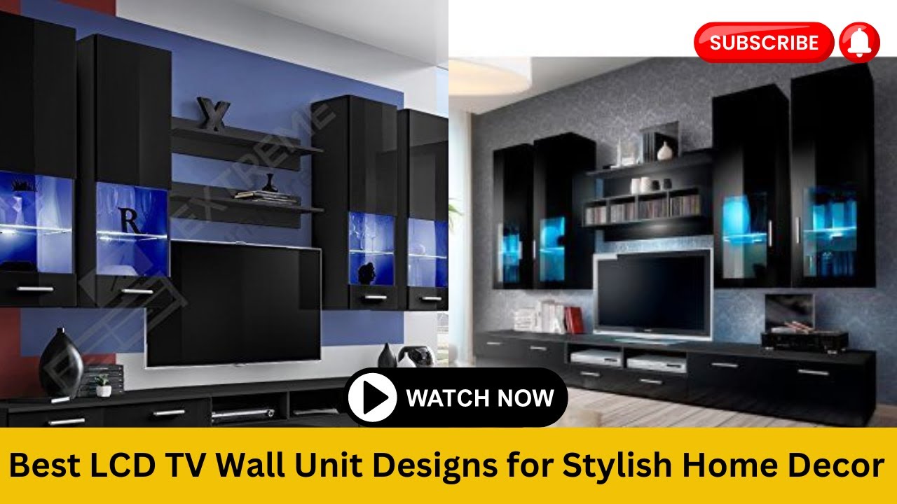 Discover the Latest Trends: Best LCD TV Wall Unit Designs for Stylish ...