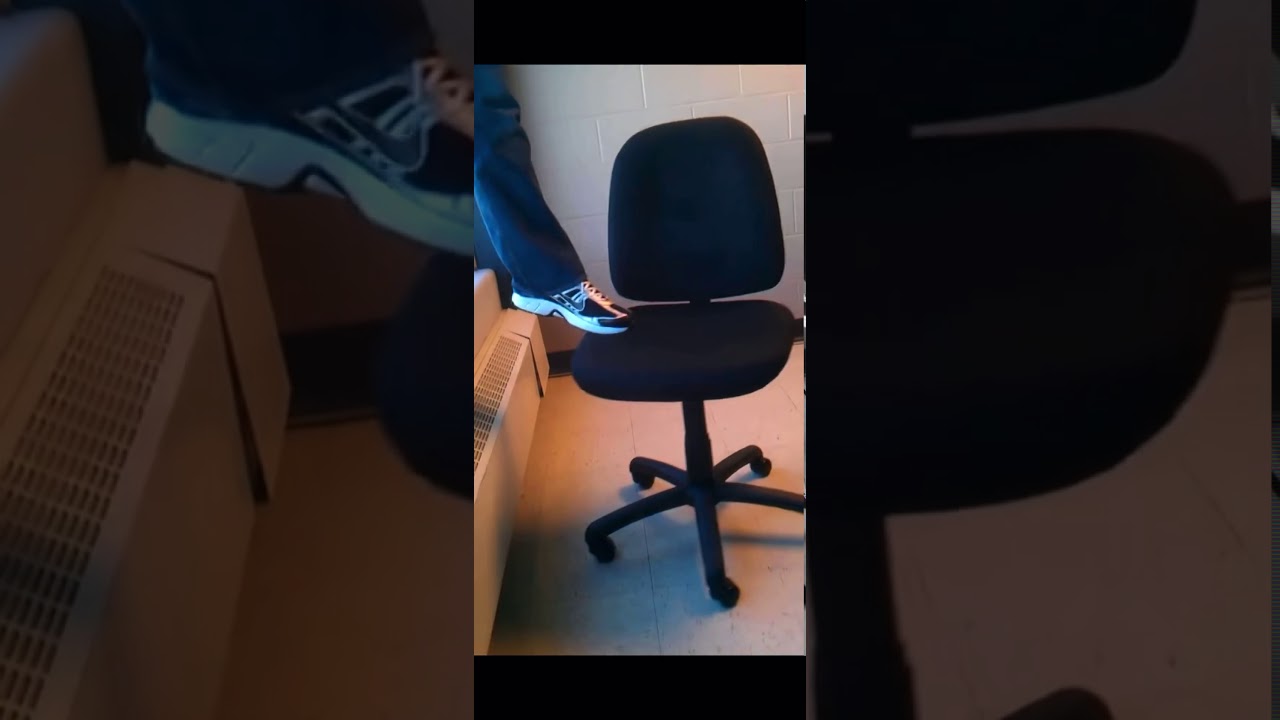 Office chair accident part.2 - YouTube