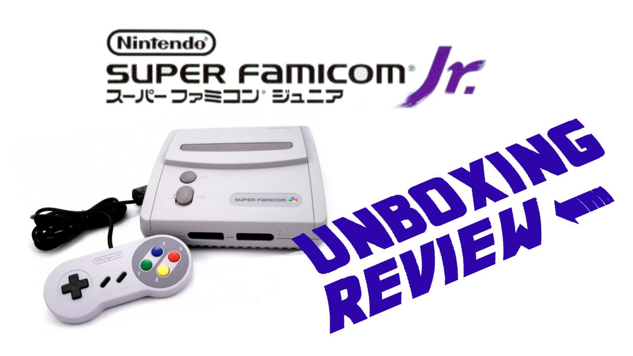 SUPER FAMICOM JR unboxing e review -ita- - YouTube