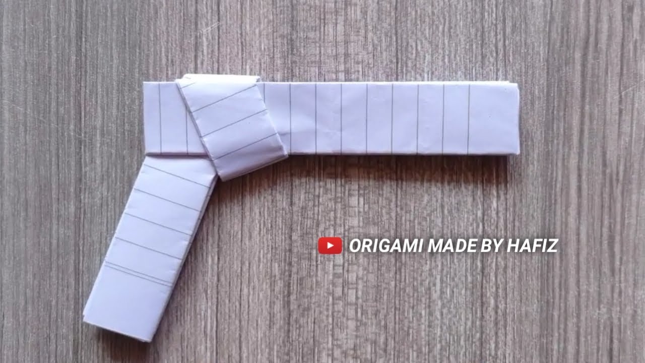 How to make a paper gun | Easy Origami - YouTube