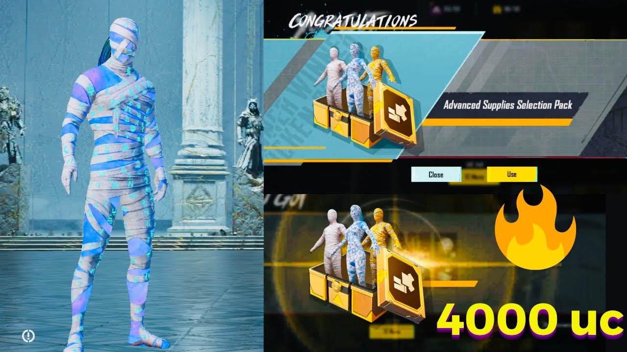 🔥Worlds Luckiest Ultimate Mummy SuitCrate Opening in BGMI ...