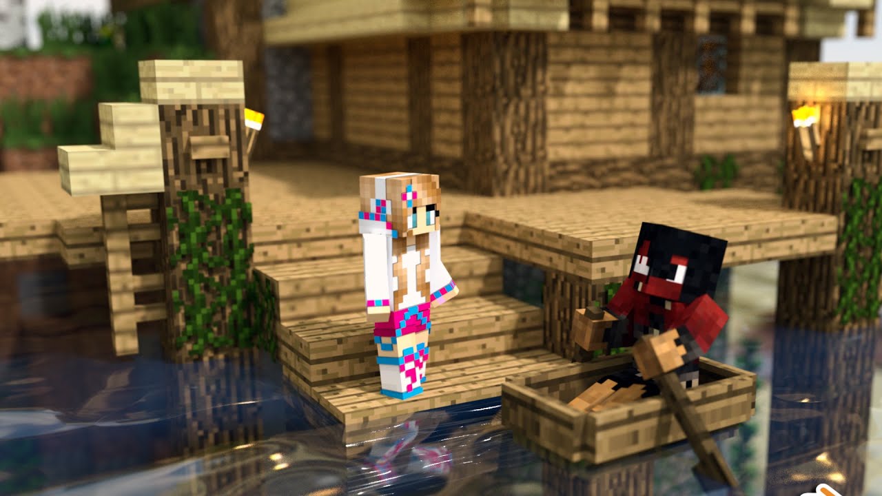 STEVE RIDES A BOAT IN TODAY'S MINECRAFT...🤣🤣🤣 #minecraft #himlands # ...