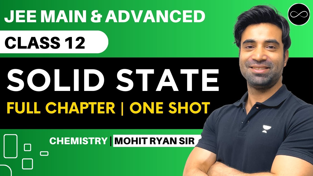 Solid State Class 12 | One Shot | JEE Main & Advanced | Mohit Ryan Sir - YouTube