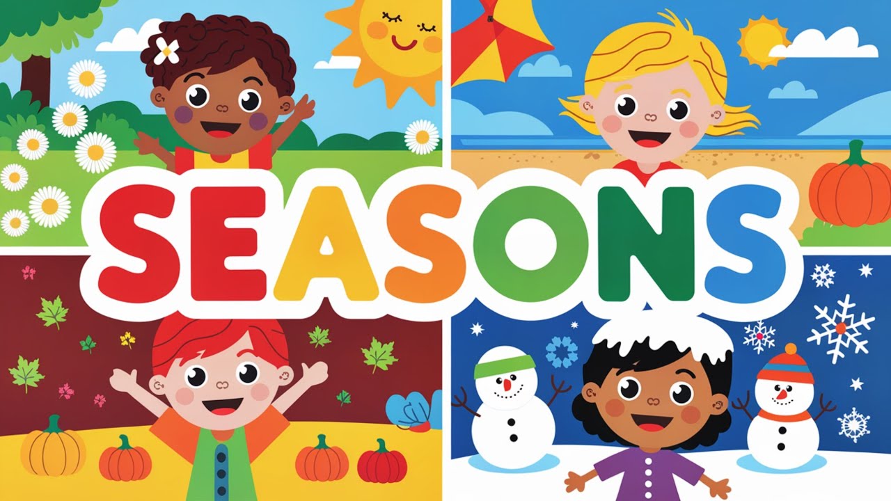 🎵 Learn the Seasons with Fun Songs for Kids! 🌸☀️🍂 ️ | Kidz Gala - YouTube