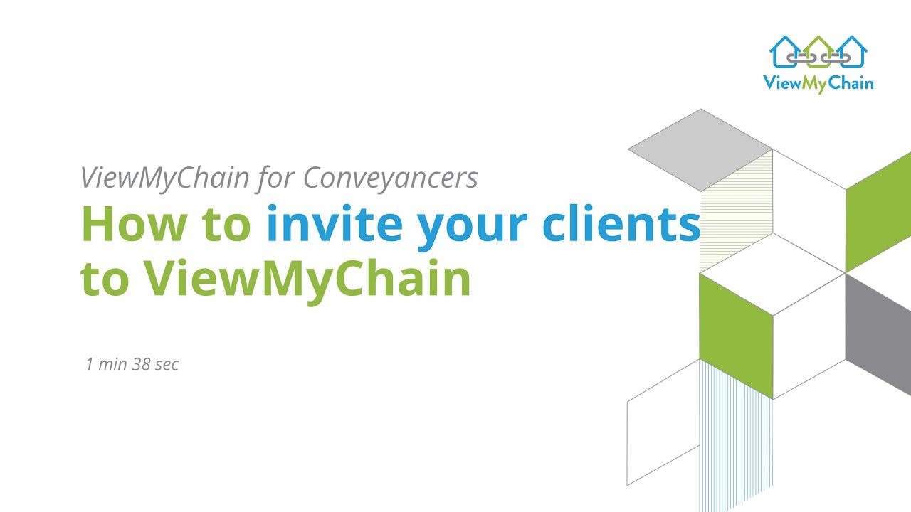 How to invite your clients to ViewMyChain - YouTube