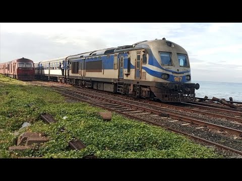 Class S11-967 and Class S11 Red Indian train 🚄 railway 🚊 sri lanka ...