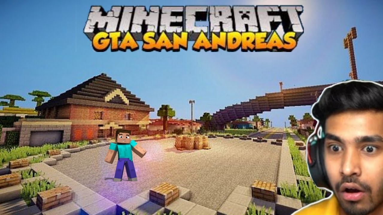 MINECRAFT MA GTA SAN ANDREAS MAP // FULL WORLD EXPLORE - YouTube