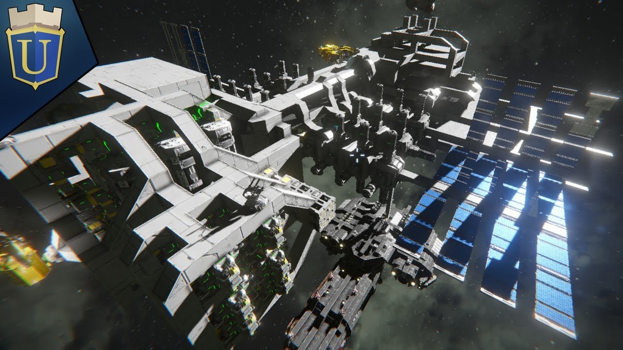 Space Engineers | Hangar Bay Construction! |Multiplayer Survival - YouTube