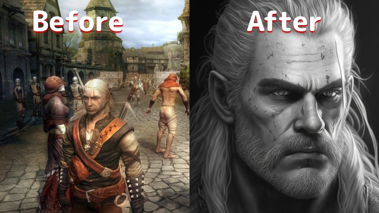 The Witcher's characters but generated by AI - YouTube