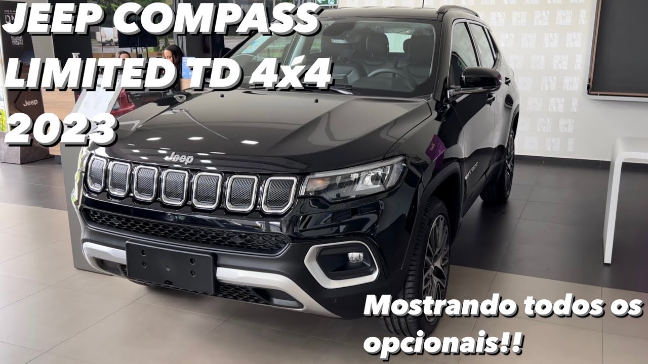 Jeep Compass TD 4x4 Limited 2023 - Versão top de linha 2023 e opcionais ...