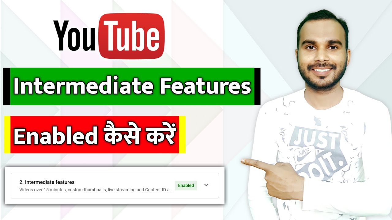 YouTube Intermediate Features Enable Kaise Karen | How To Enabled ...