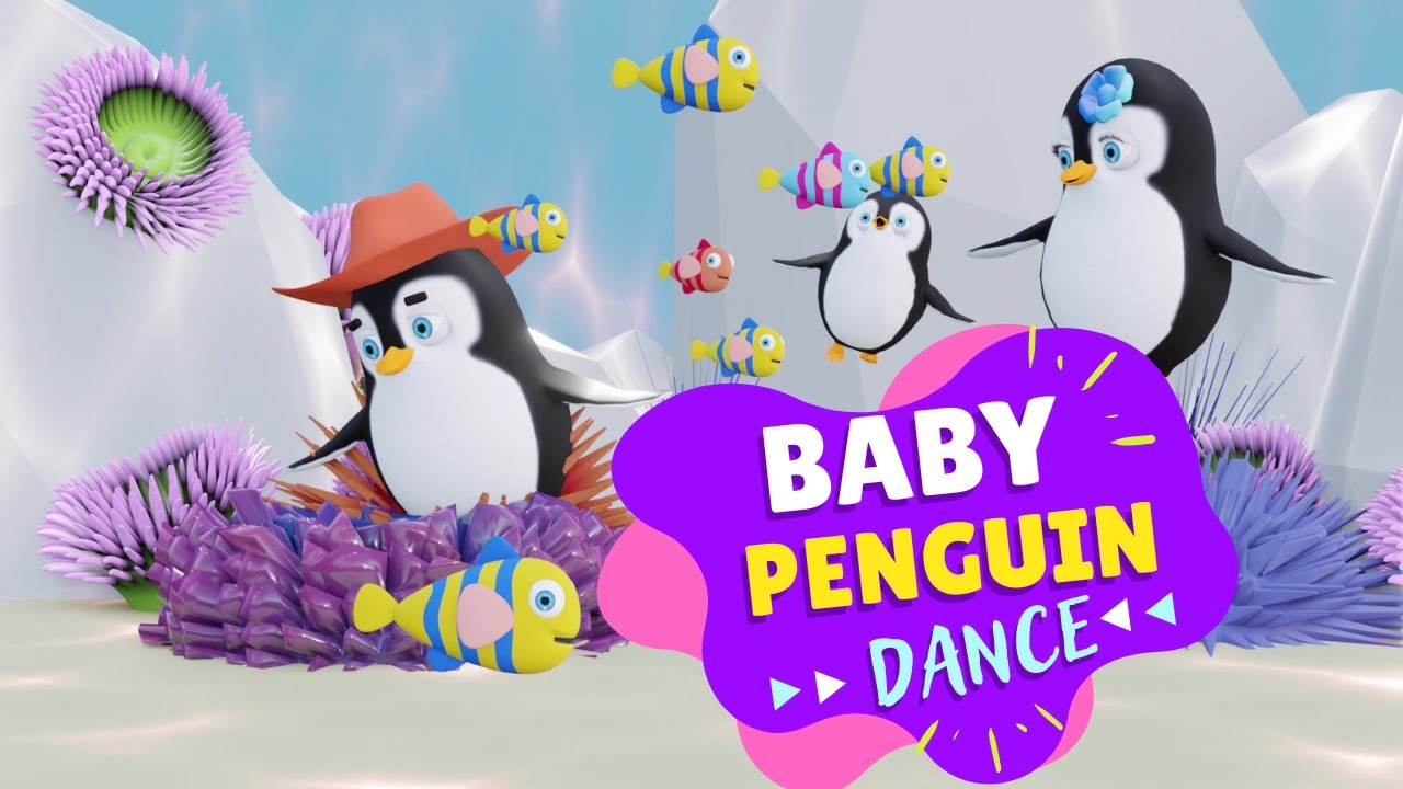 Baby Little Penguin Kids Songs 🐧 | Animal Songs by Waddle World Songs ...