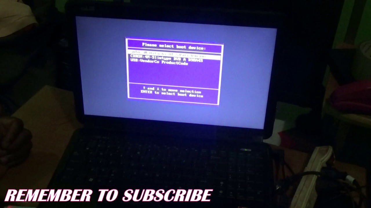 HOW TO CHANGE BOOT DEVICE FOR ASUS K50AF LAPTOP - YouTube