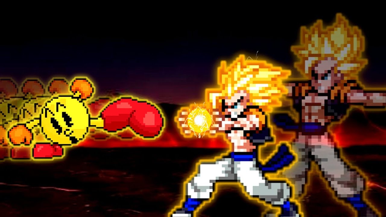 Pac Man Jus V1.2 (New) VS Gogeta SSJ DBFZ in Jump Force Mugen - YouTube