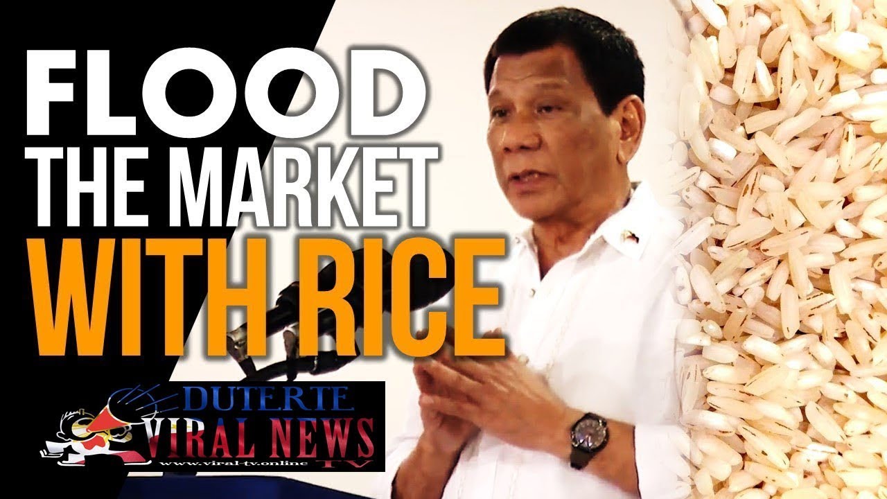Duterte PH won't be rice self sufficient during my term - YouTube