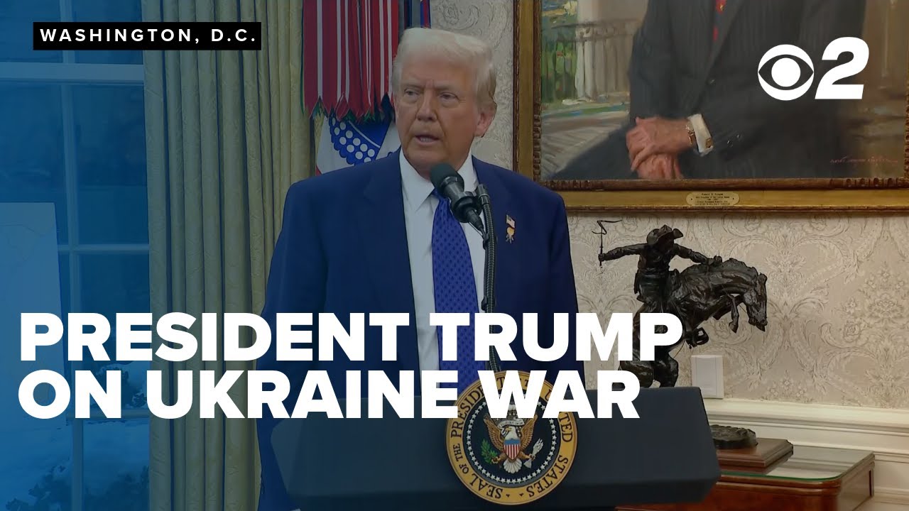 President Trump talked about his phone conversations with President ...
