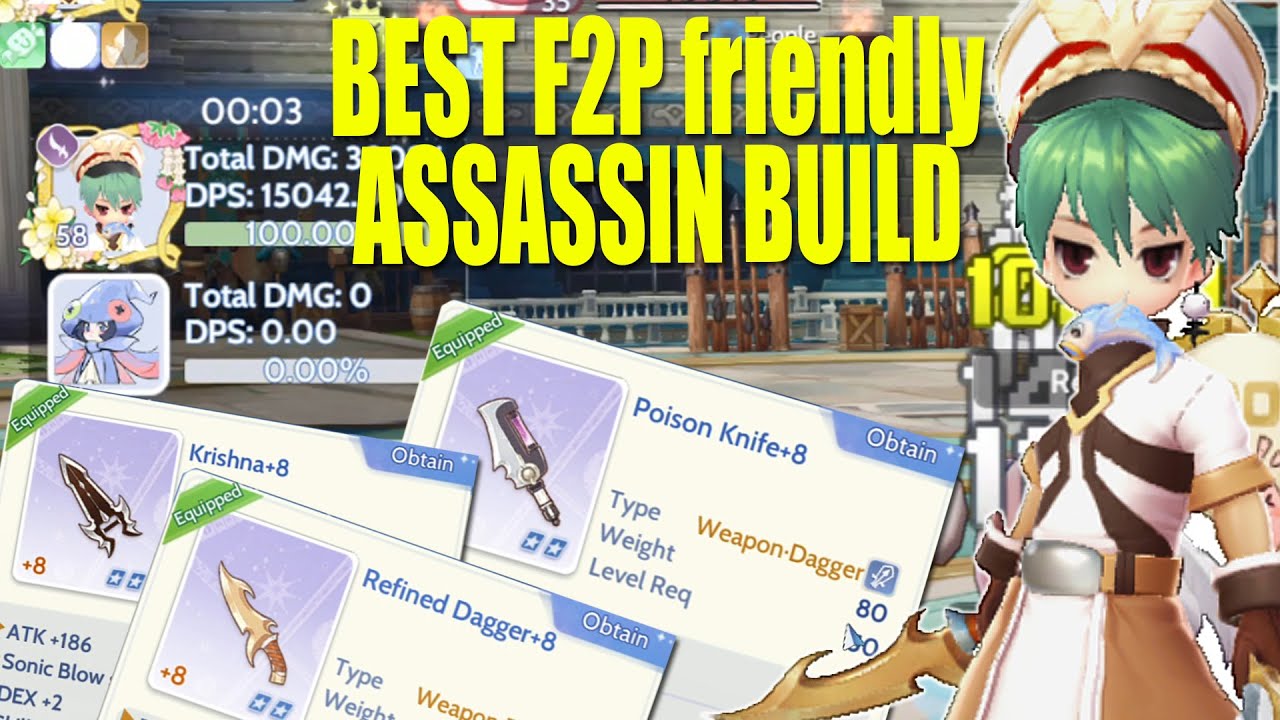 Ragnarok Origin Global Assassin Build Test - Tested Dual Dagger and ...