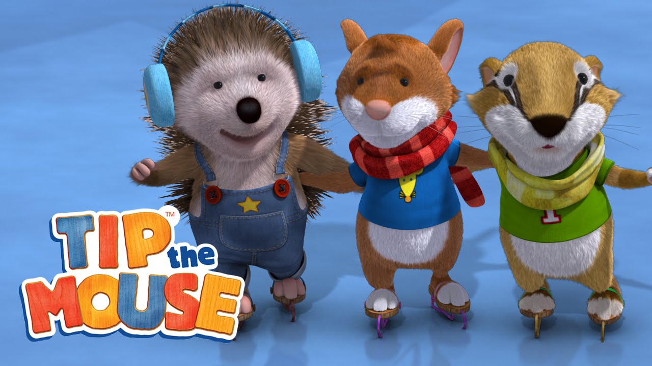 Tip goes ice-skating - Tip the Mouse - YouTube