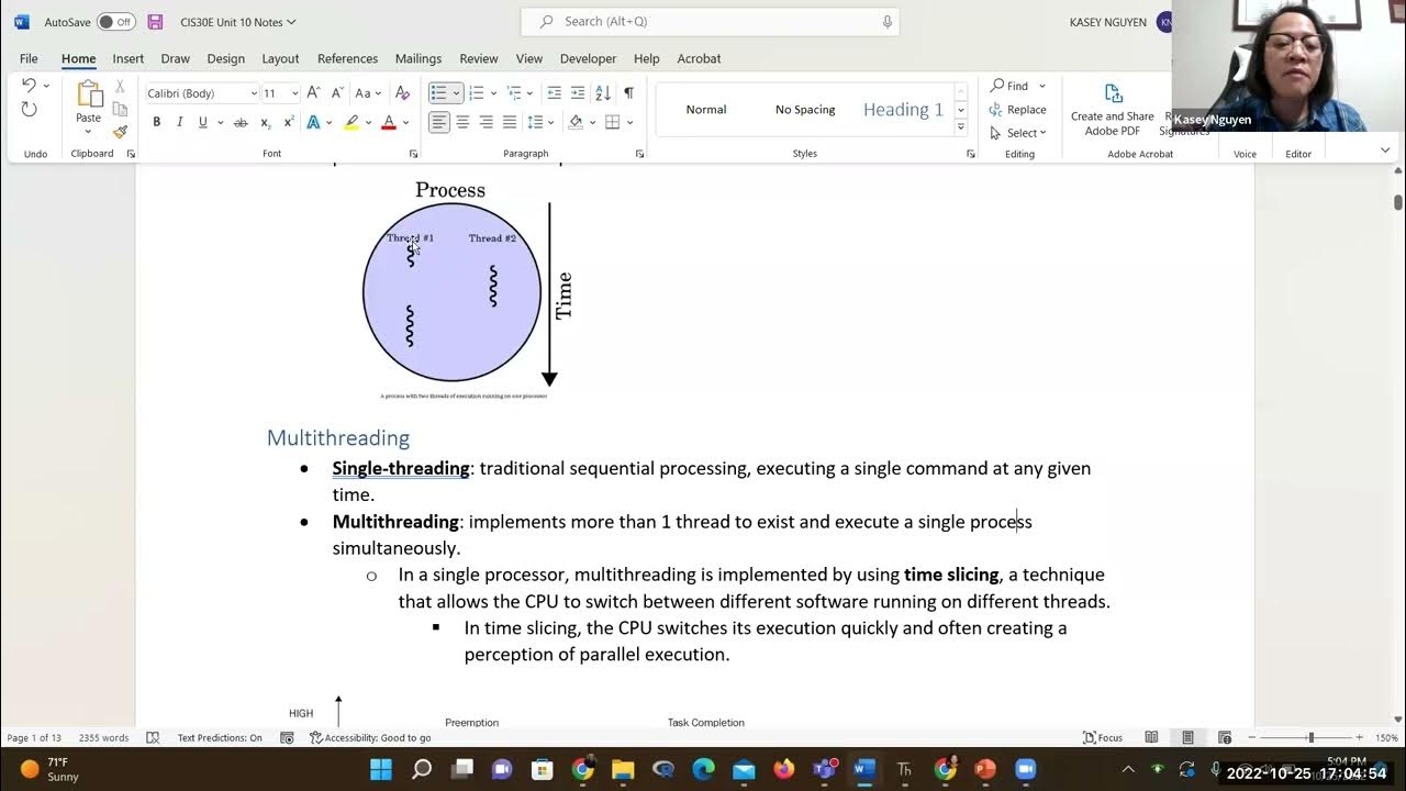 CIS30E Unit 10 Lecture: Multithreading in Python - YouTube