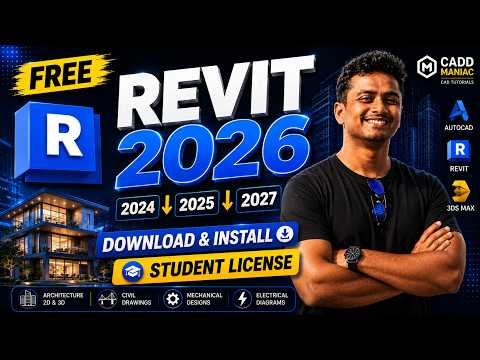 How to Download REVIT 2026 [Free] || Autodesk REVIT 2026 license for students