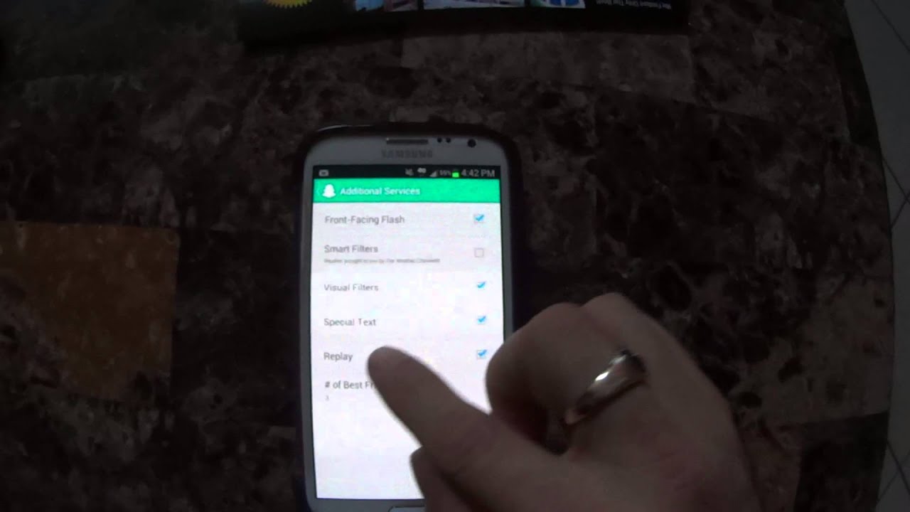 Snapchat Bold font and filters - YouTube
