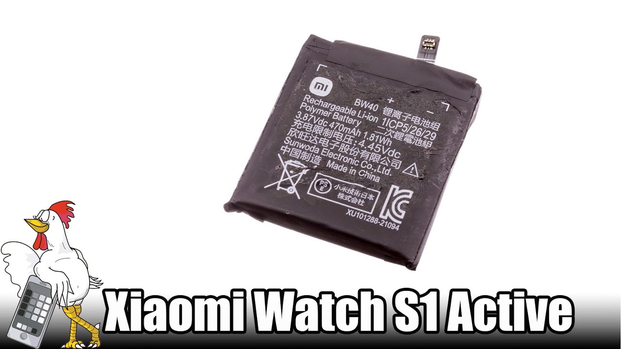 Guía del Xiaomi Watch S1 Active: Cambiar batería - YouTube