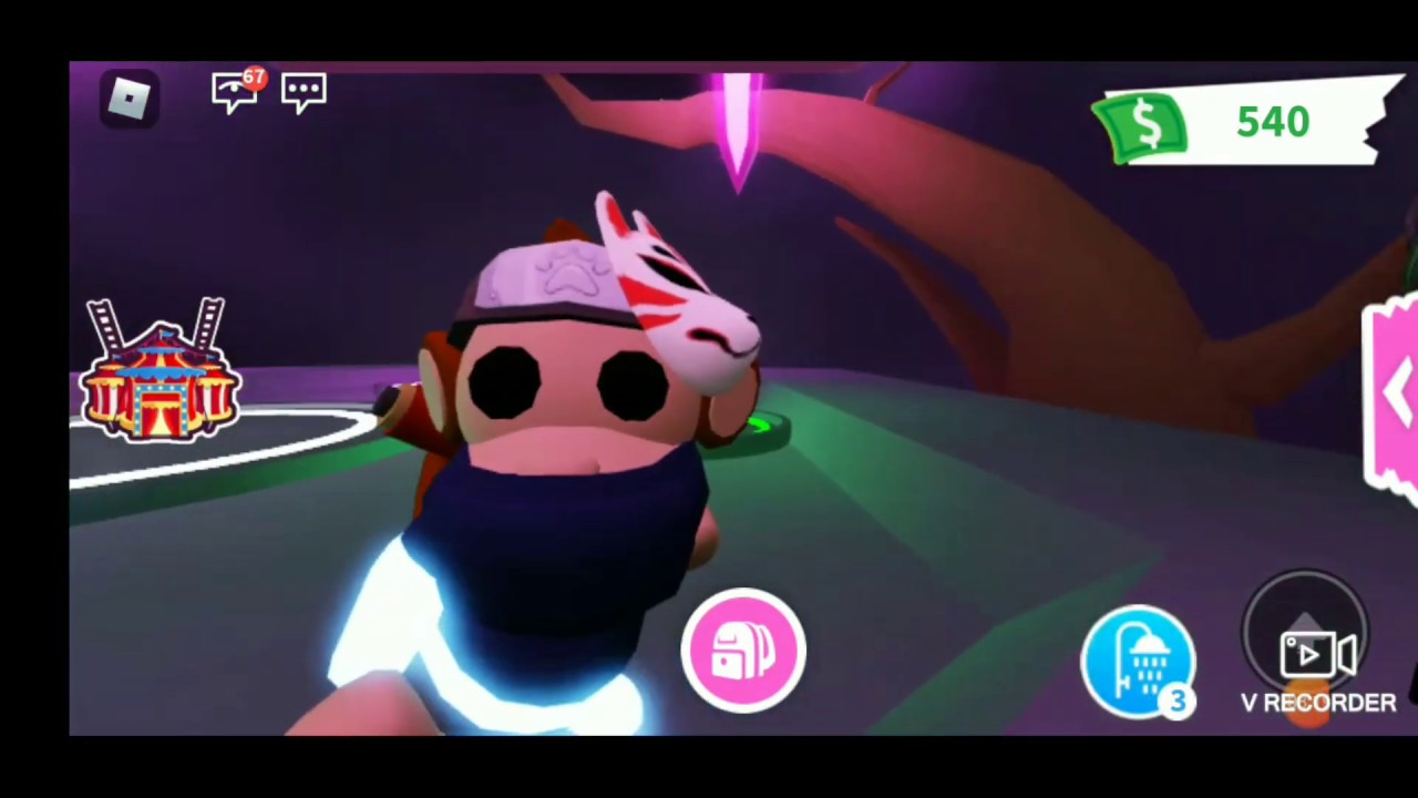 Mono ninja neón adopt me ROBLOX - YouTube