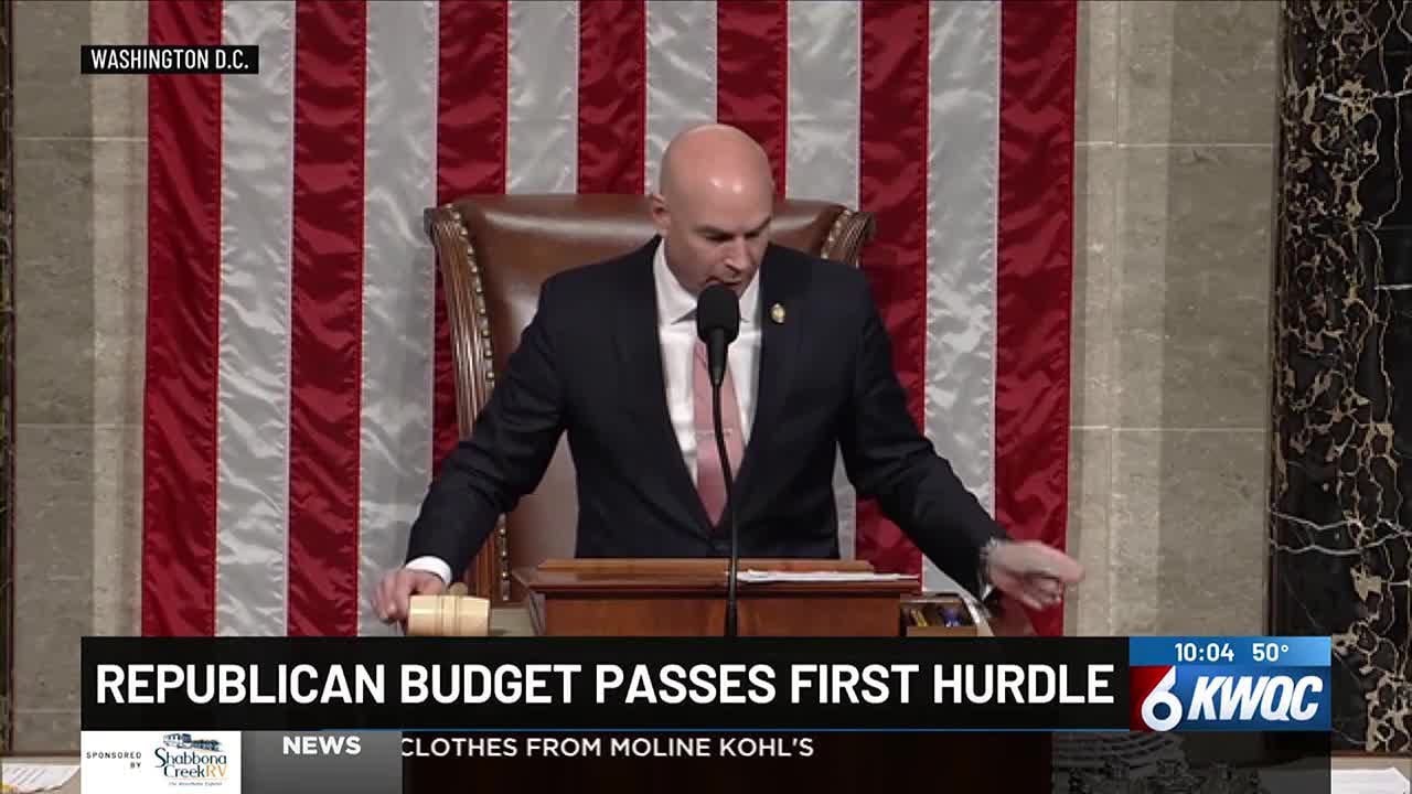 Republican budget passes first hurdle - YouTube