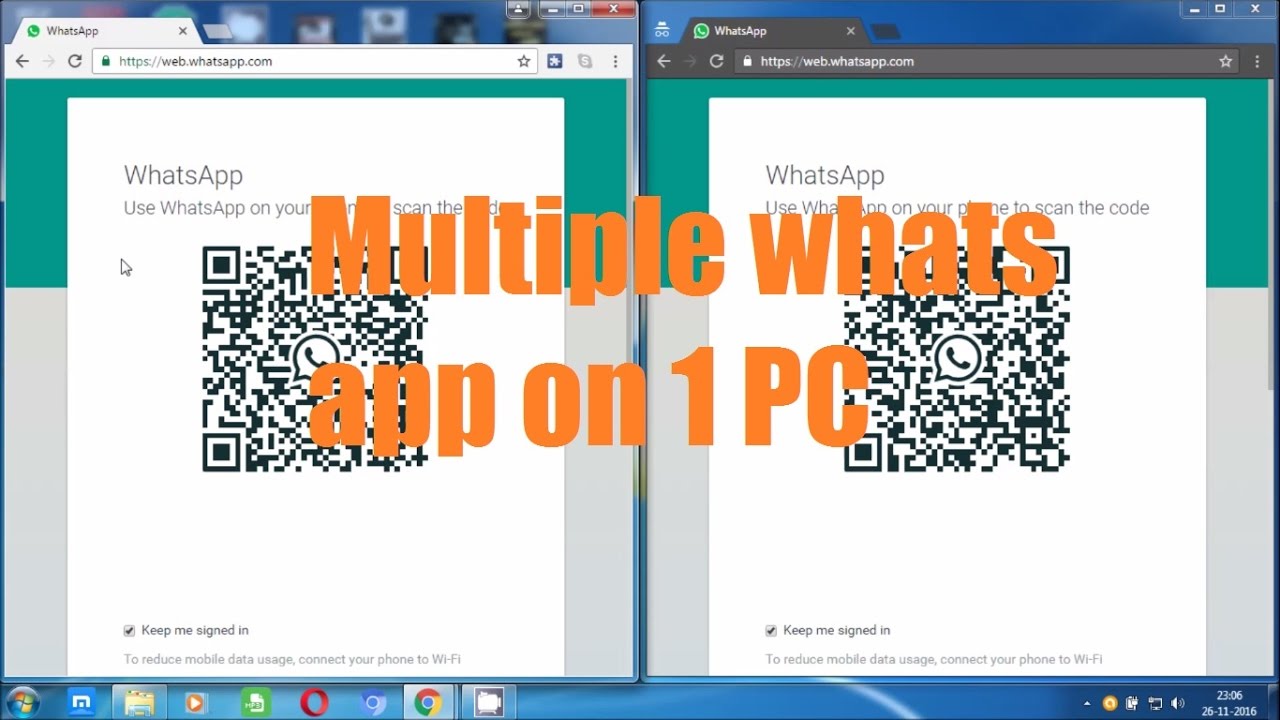 Run Multiple WhatsApp acount on your Laptop/Desktop without any ...