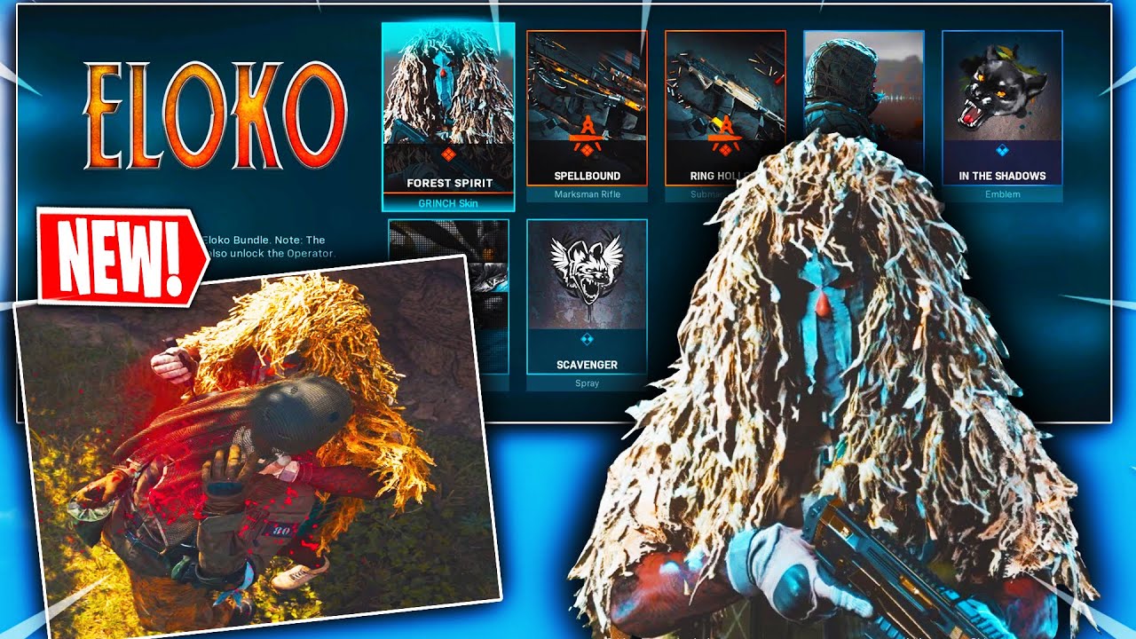 the NEW "ELOKO" BUNDLE IN MODERN WARFARE! SHOWCASE! (FOREST SPIRIT ...